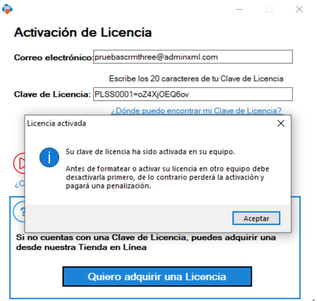 Licenciamiento - MiAdminXML - ComputoContable