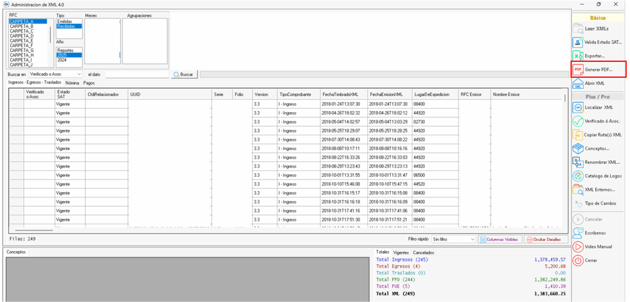 XML a PDF - ComputoContable