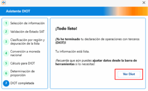 Generar Carga Batch DIOT - ComputoContable